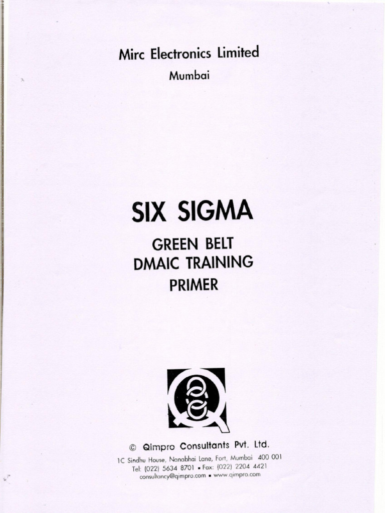 Lean Six Sigma Merged | PDF