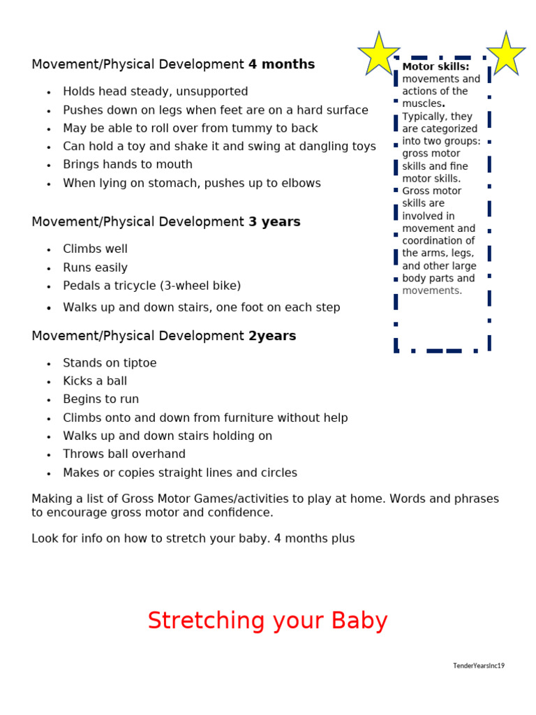 Gross Motor Skills Development Guide | PDF | Flexibility (Anatomy) | Foot