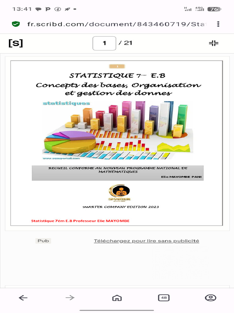 Statistiques 7EB | PDF