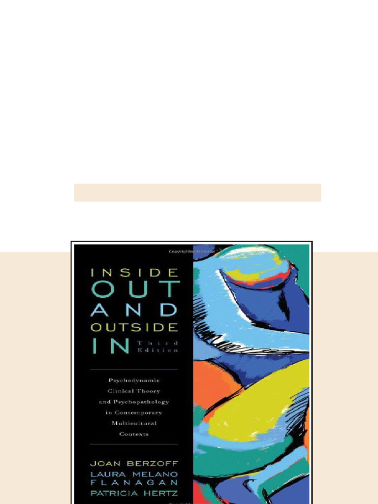 Inside Out and Outside in Psychodynamic Clinical Theory and ...