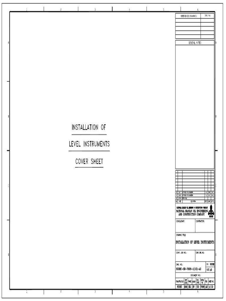 NIOEC-SD-7006 - Installation of Level Instrument | PDF