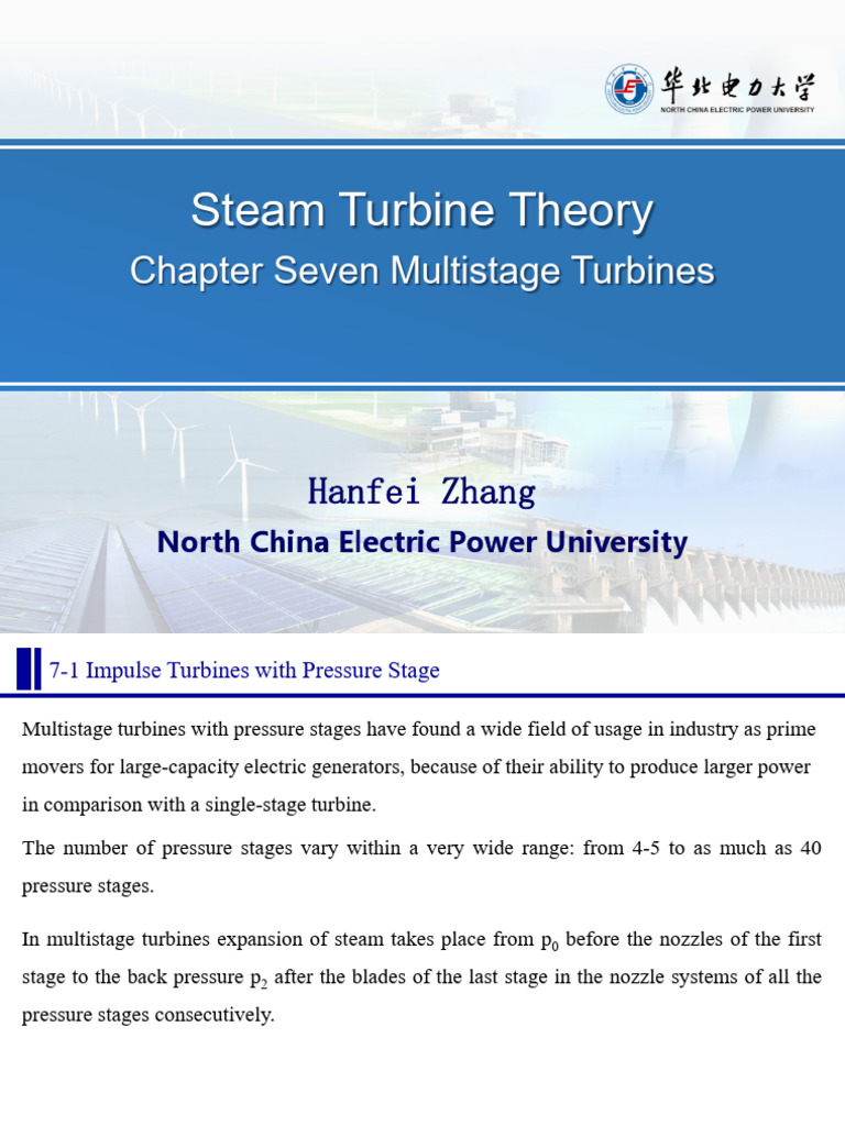 Multistage Impulse Turbines Explained | PDF | Turbine | Steam