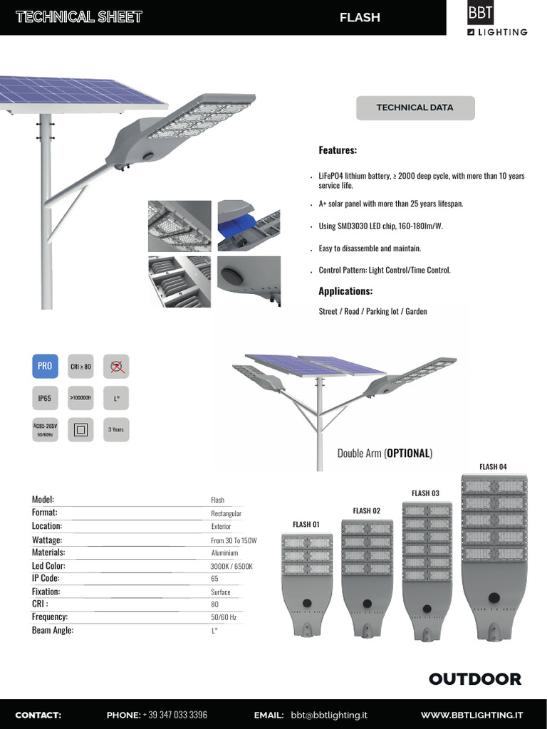 Outdoor LED Flash Lighting Solutions | PDF | Light Emitting Diode ...