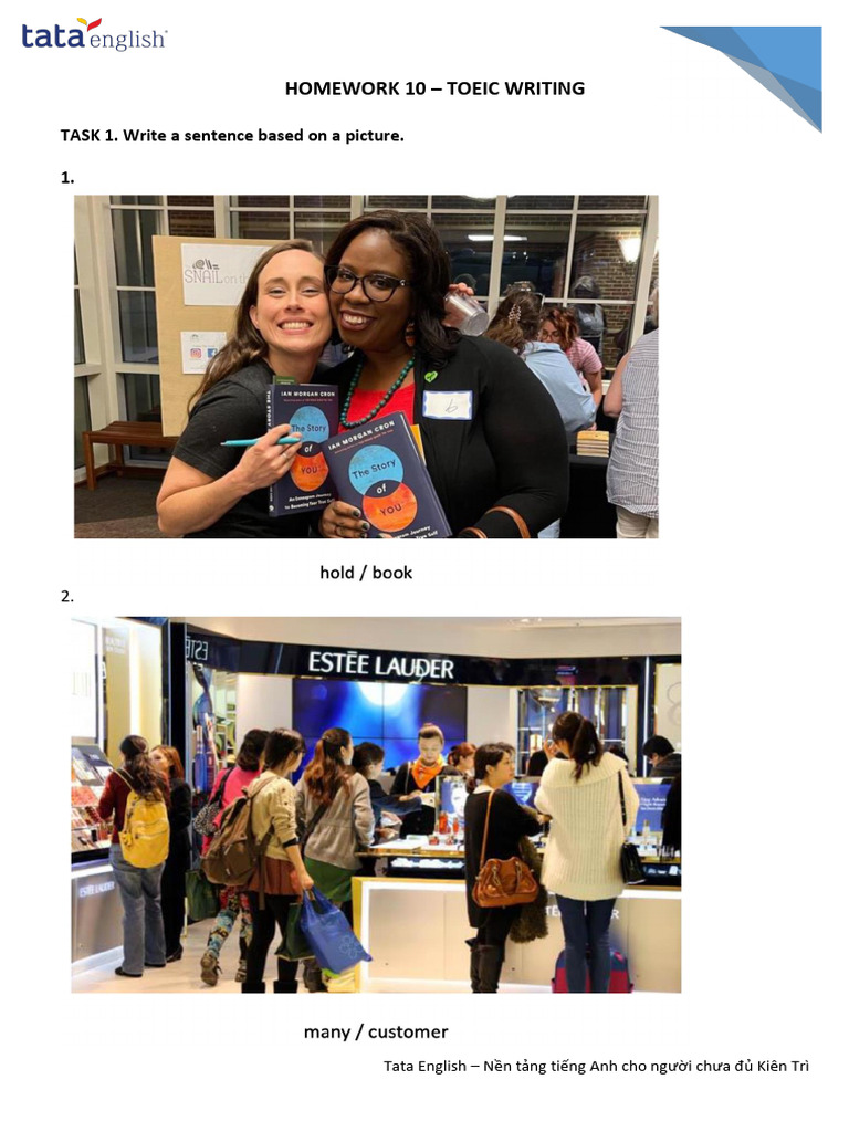 Homework 10 - Toeic Writing | PDF