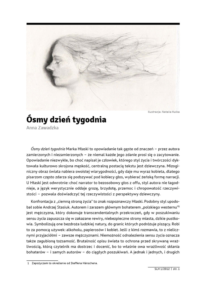 The Eighth Day of The Week Osmy Dzien Ty | PDF