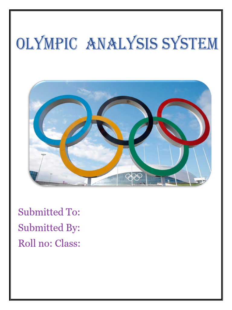 Olympic Performance Database Project | PDF