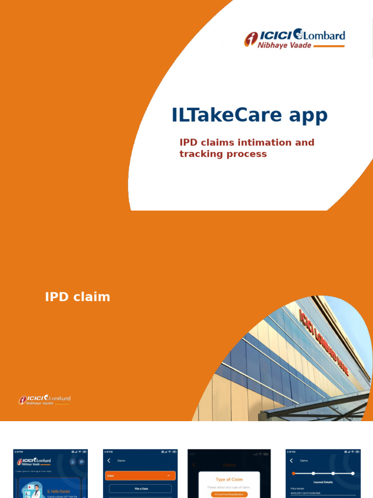 ILTakeCare App: IPD Claim Process Guide | PDF | Social Programs ...