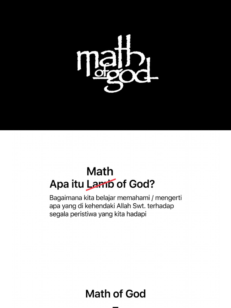 Math of God | PDF
