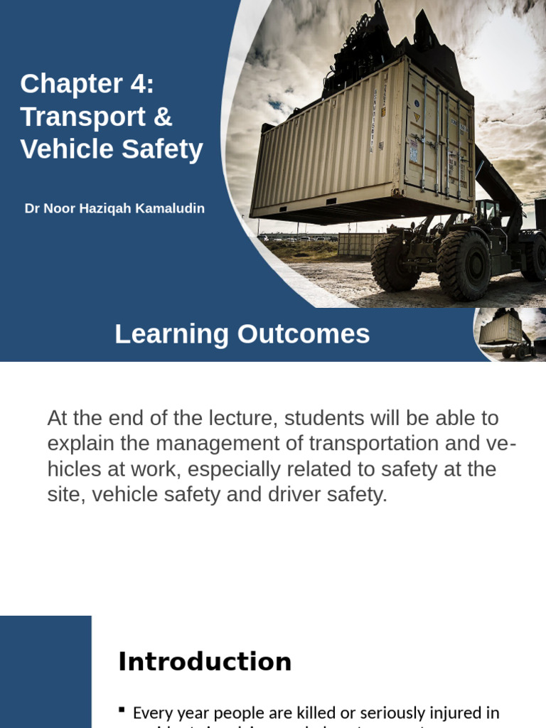 Workplace Transport Safety Management | PDF | Forklift | Traffic