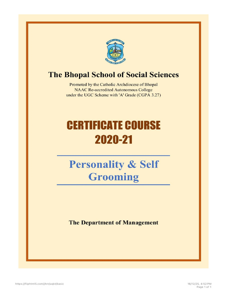 Personality & Self Grooming Pages 1-50 - Flip PDF Download | FlipHTML5 ...