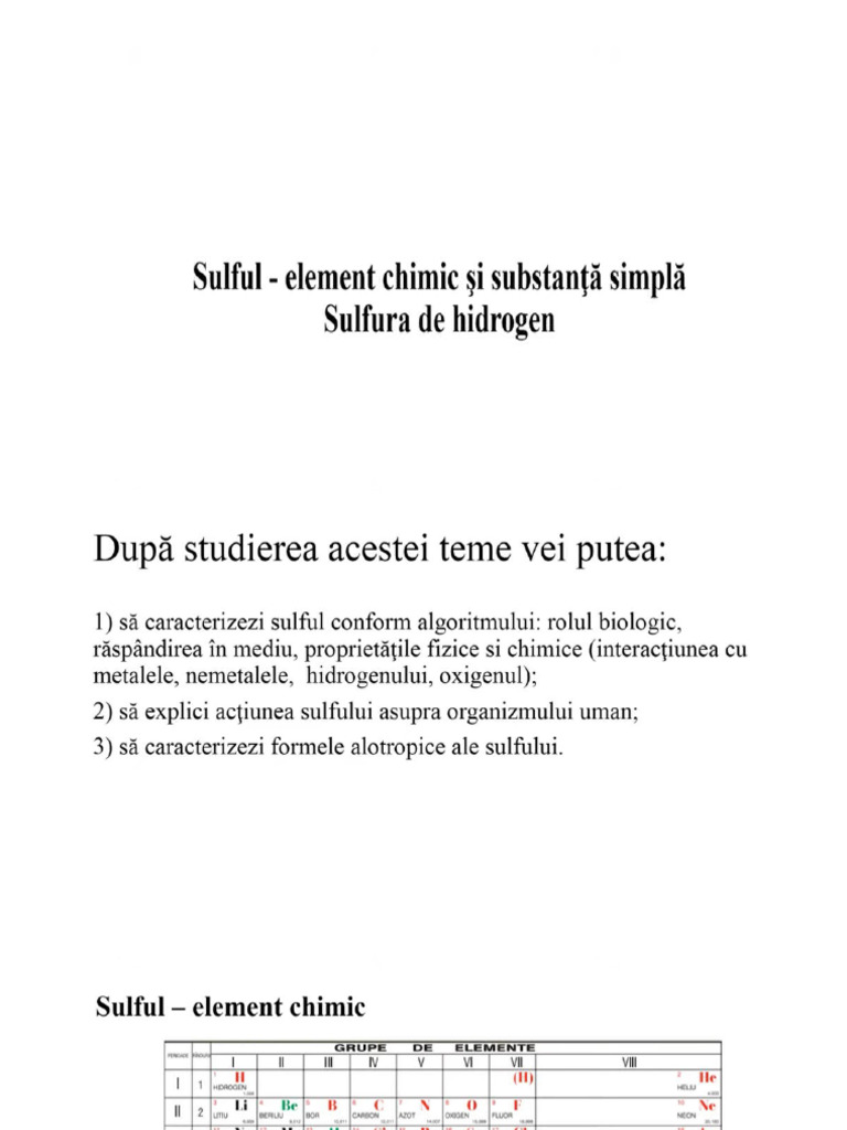 sulf cl 9 | PDF