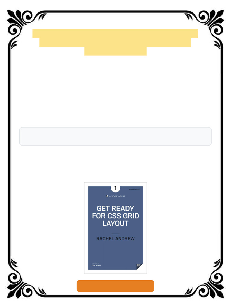 Get Ready for CSS Grid Layout 2nd Edition Rachel Andrew eBook ...