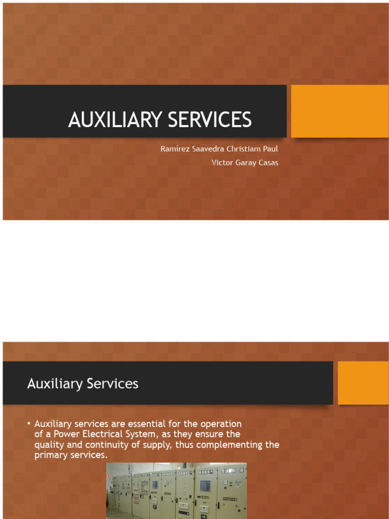 Essential Auxiliary Services in Power Systems | PDF | Electric Power ...
