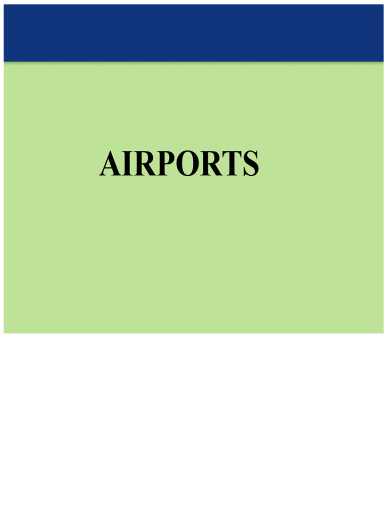 Class04_Choose_Site_Pdir | PDF | Airport | Transport