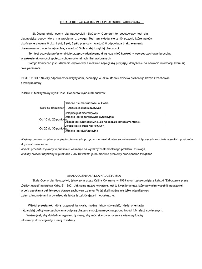 Korekcja Connersa | PDF