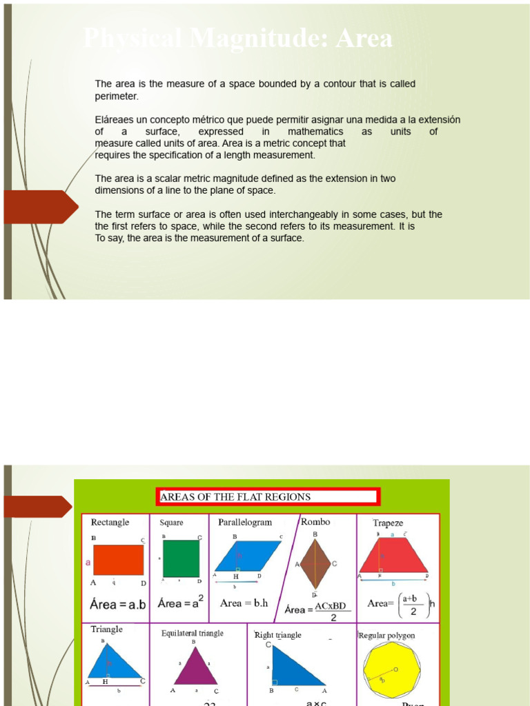 Physical Magnitude. Area | PDF