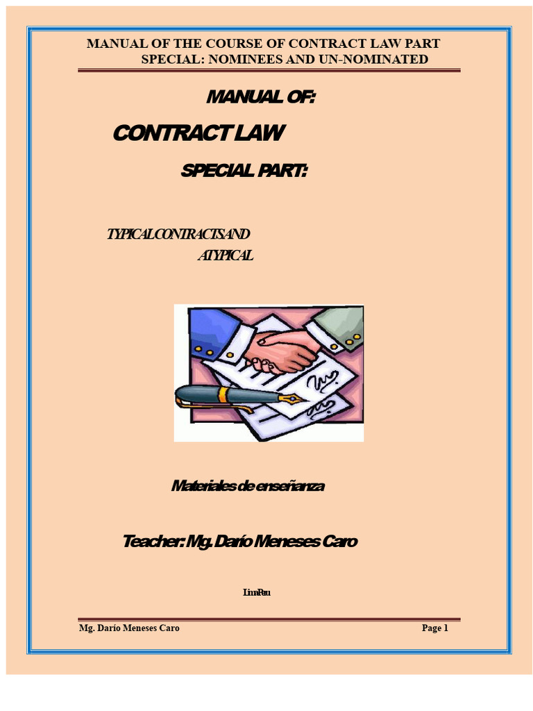 Contract Rights Manual PDF | PDF | Sales | Prices