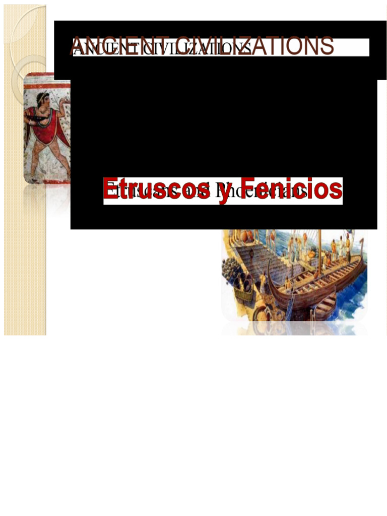 Etruscan and Phoenician Civilizations | PDF | Etruscan Civilization ...