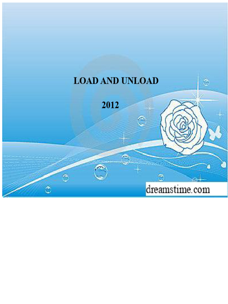 Loading and Unloading Slides | PDF | Cargo | Transport