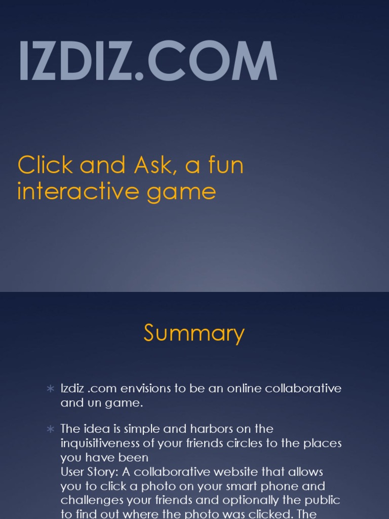 Interactive Photo Challenge Game | PDF