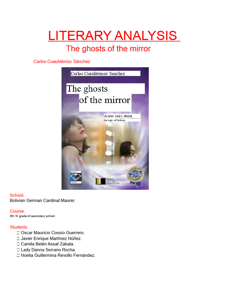 Literary Analysis of "The Ghosts of the Mirror" | PDF | Mental Disorder ...