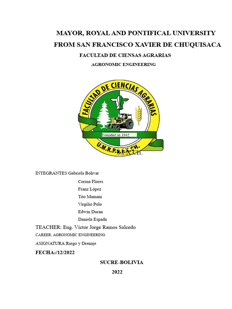 Final Report On Irrigation and Drainage Last | PDF | Irrigation | Soil