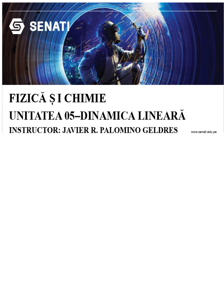 Exerciții Unitatea 05 - Dinamica Liniară | PDF