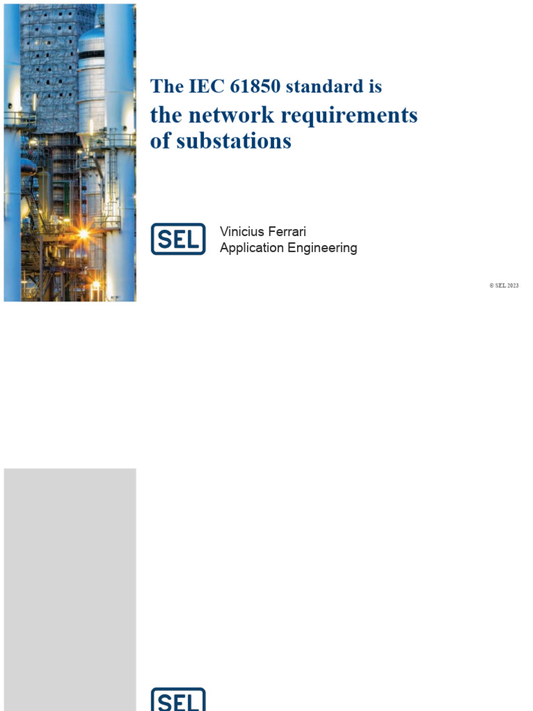 6 - A The IEC 61850 Standard | PDF | Computer Network | Network Switch
