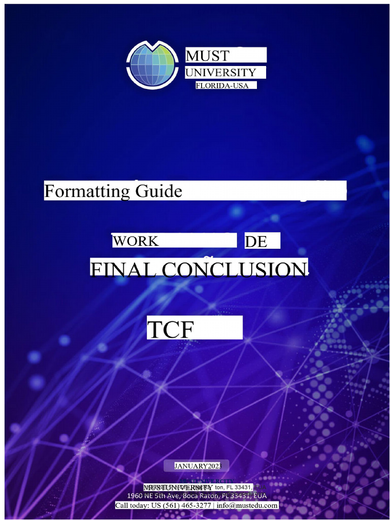 Guia de Formatação para TCF | PDF