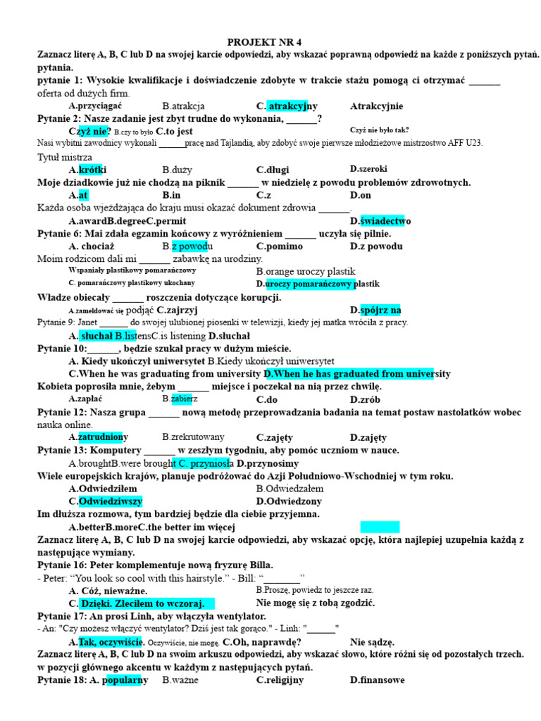 Projekt NR 04 | PDF