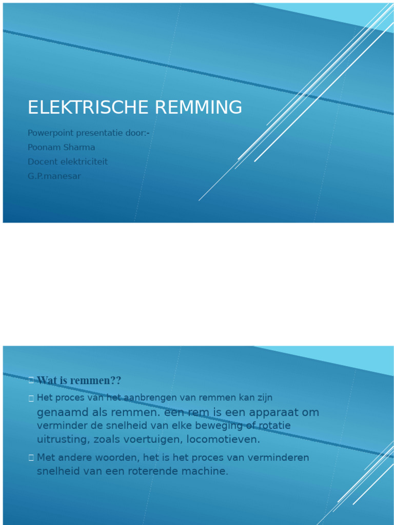 Elektronisch Remmen | PDF