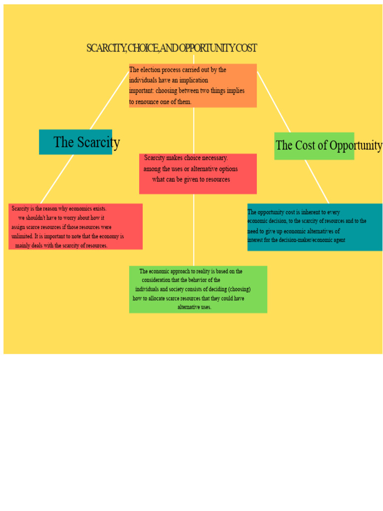 Scarcity, Choice, and Opportunity Cost | PDF