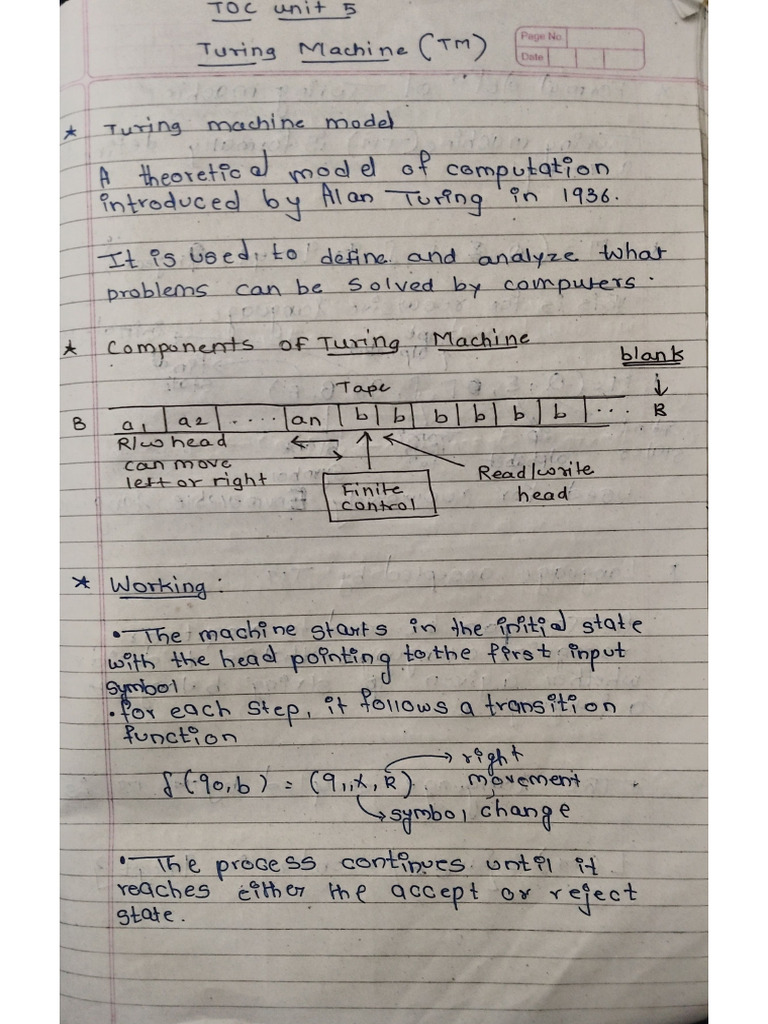 TOC Unit 5 | PDF