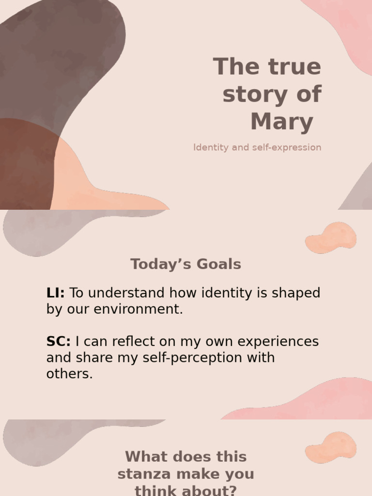 Creating a self portrait ppt | PDF