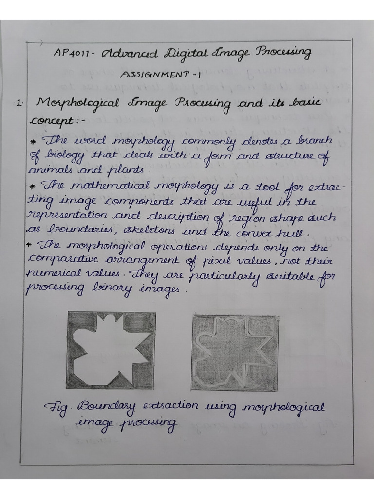Advanced Digital Image Processing | PDF