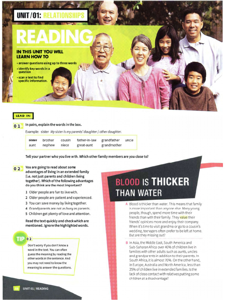 Mindset For IELTS Level 1 Student's Book Unit 1 | PDF