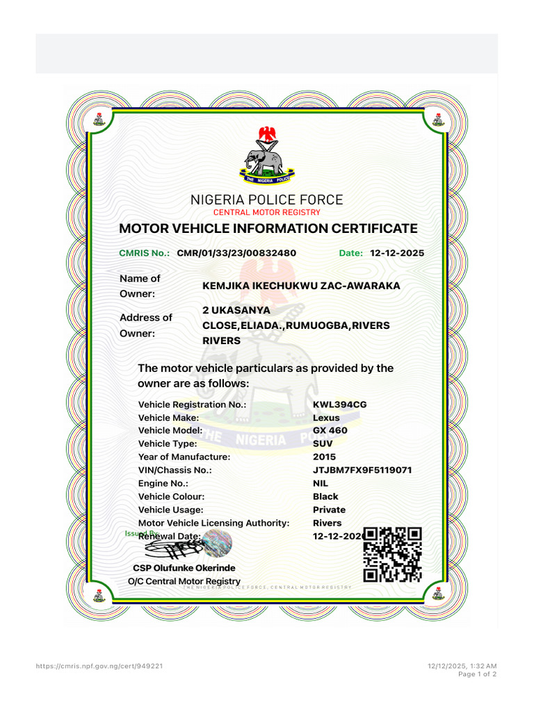 NPF Cmris-3 | PDF