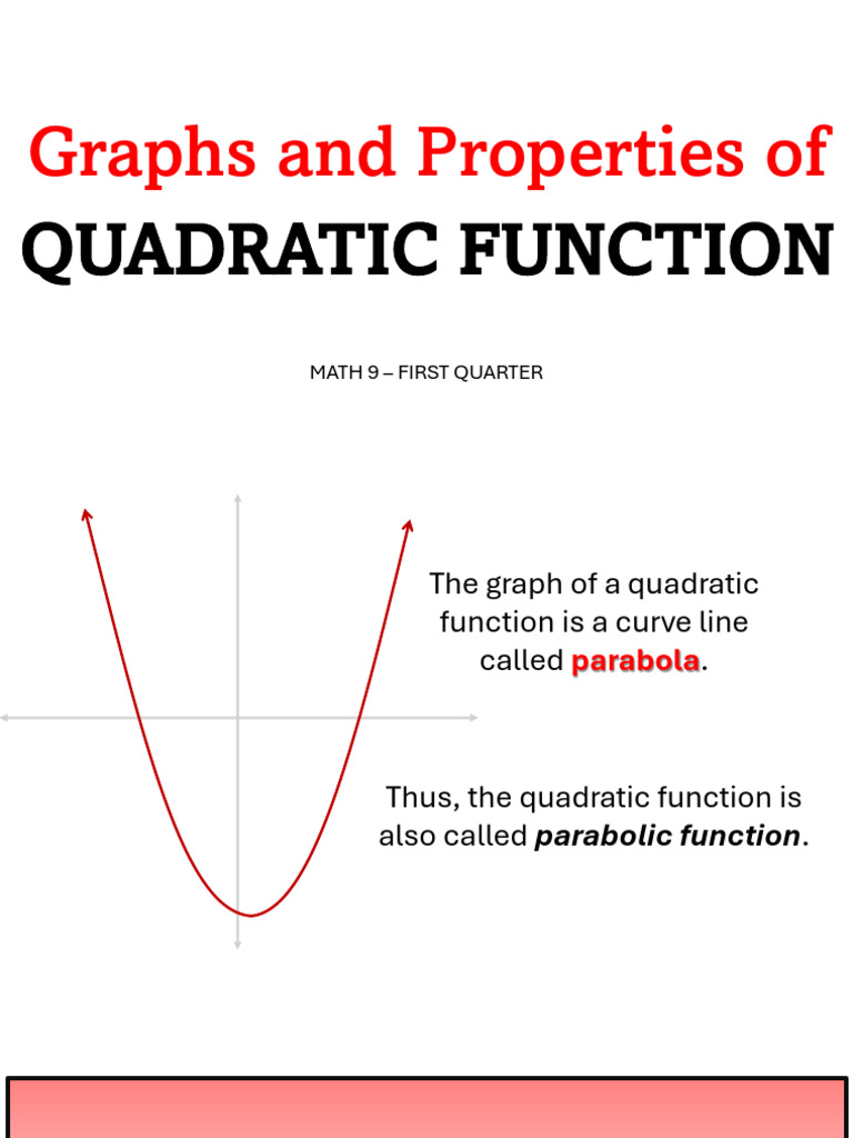 Understanding Quadratic Functions | PDF | Theoretical Computer Science ...