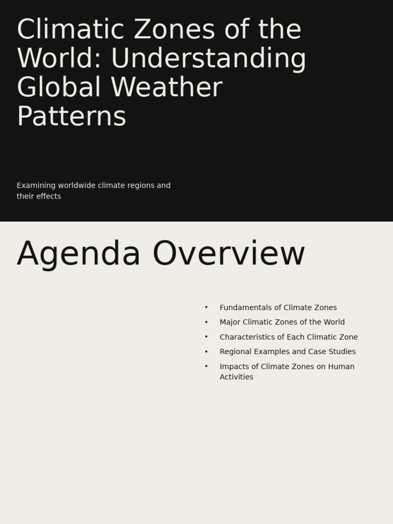 Global Climate Zones Explained | PDF | Climate | Tropics