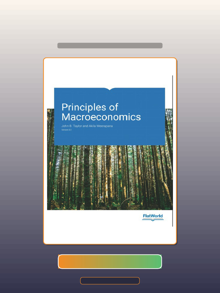 Test Bank For Principles of Macroeconomics Version 80 by Taylor Ebook ...