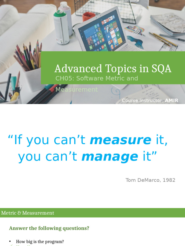 Software Quality Metrics Overview | PDF | Level Of Measurement ...