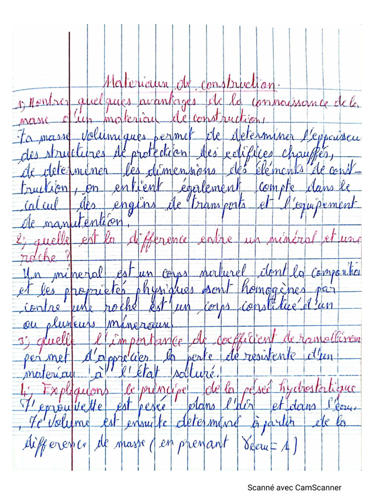 s1 Matériaux de Construction | PDF
