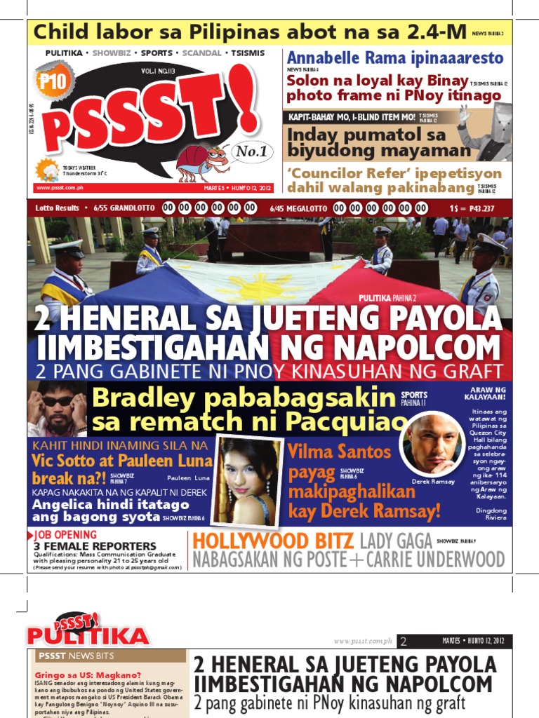 PSSST June 12 2012 Issue | PDF