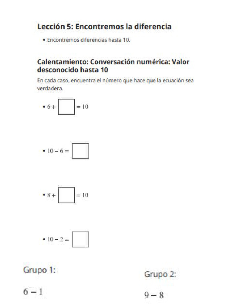 Unidad 3 Leccion 5 | PDF