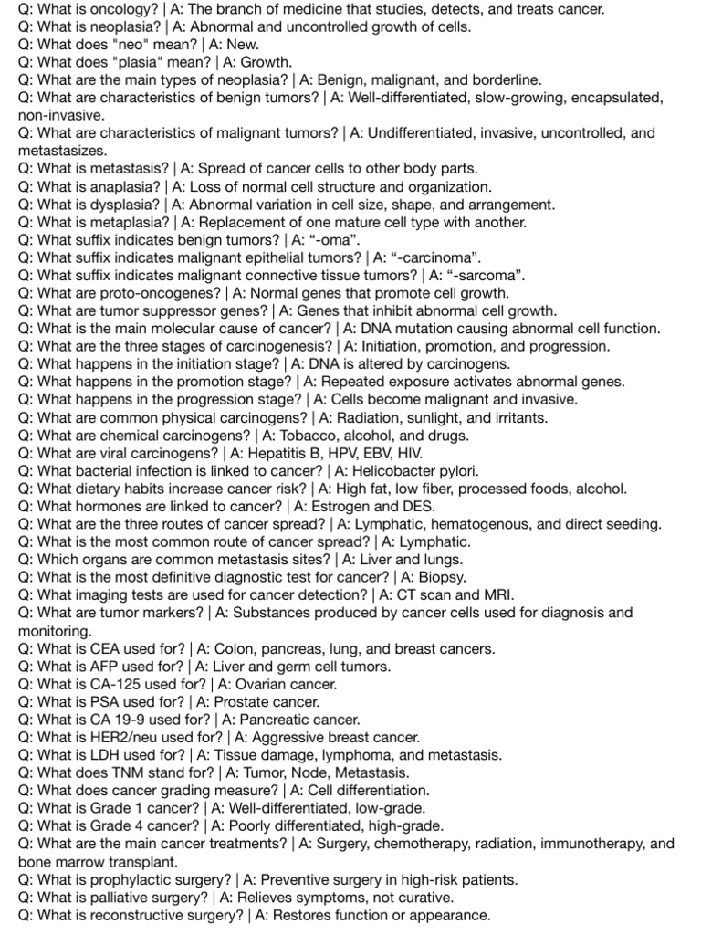 Comprehensive Guide to Oncology Terms | PDF | Cancer | Radiation Therapy