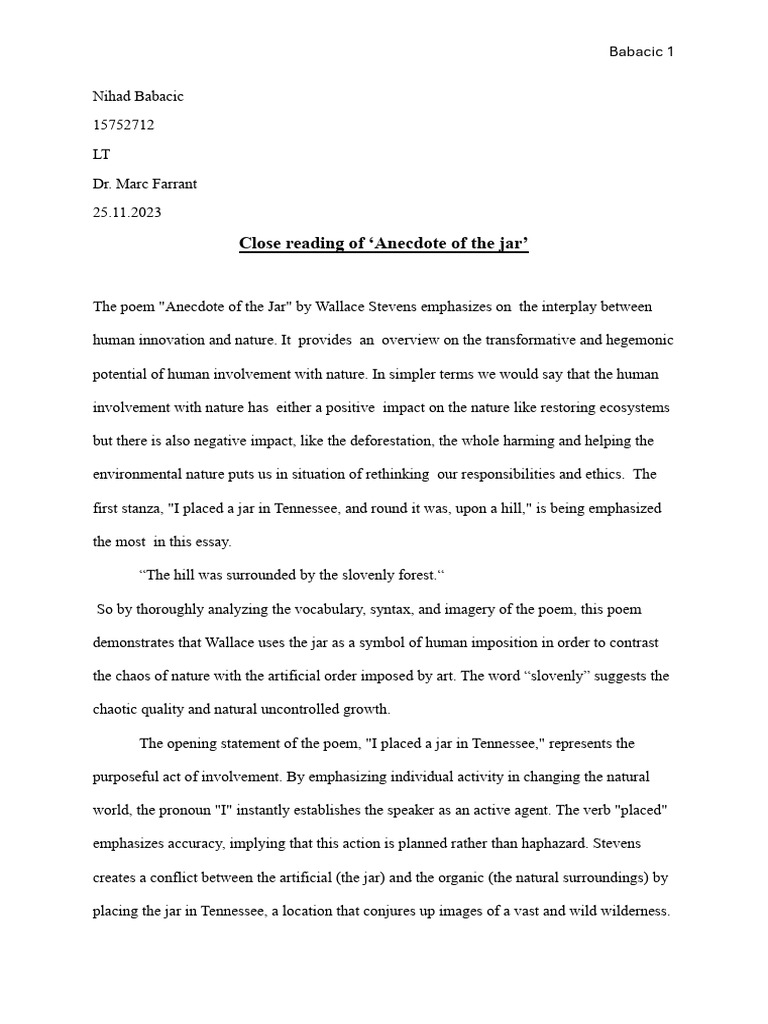 Close Reading . | PDF