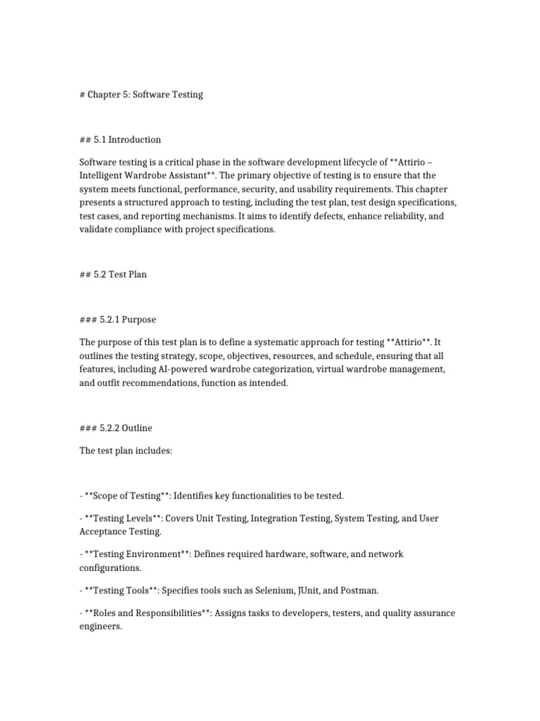 Software Testing Chapter | PDF | Software Testing | Verification And ...