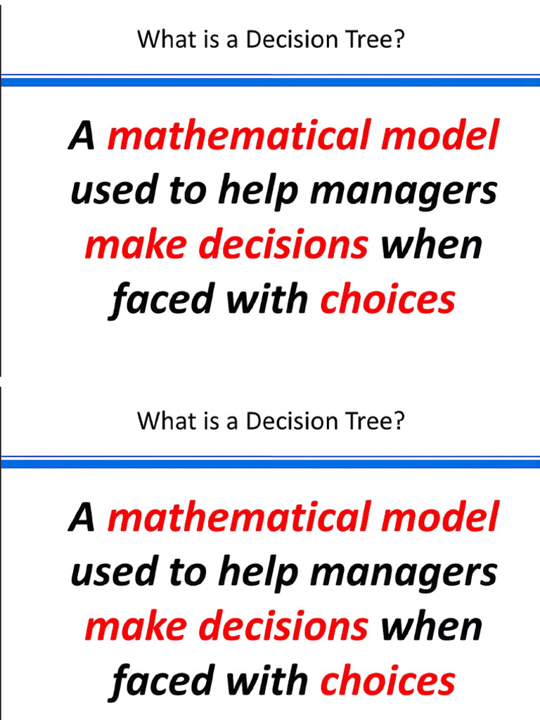 Decision Tree Analysis | PDF
