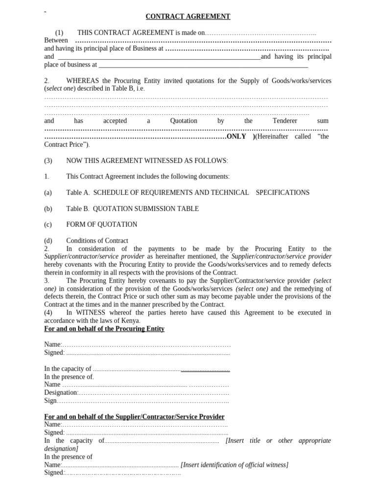 Contract Agreement New Education | PDF | Private Law | Business Law