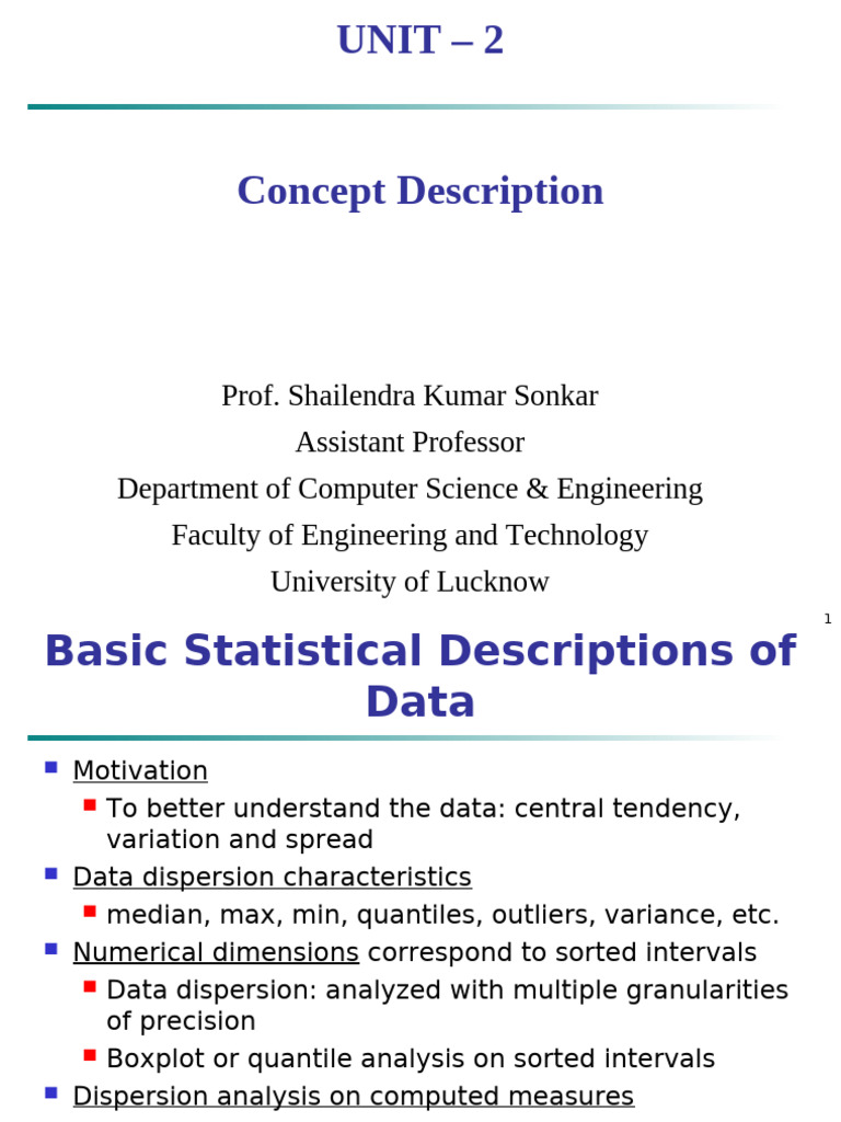Statistical Data Analysis Techniques | PDF | Statistical Analysis ...
